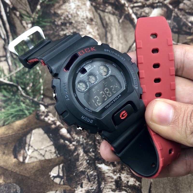 Gshk Vampire black red jam tangan lelaki free box Gshk, murah | Shopee ...