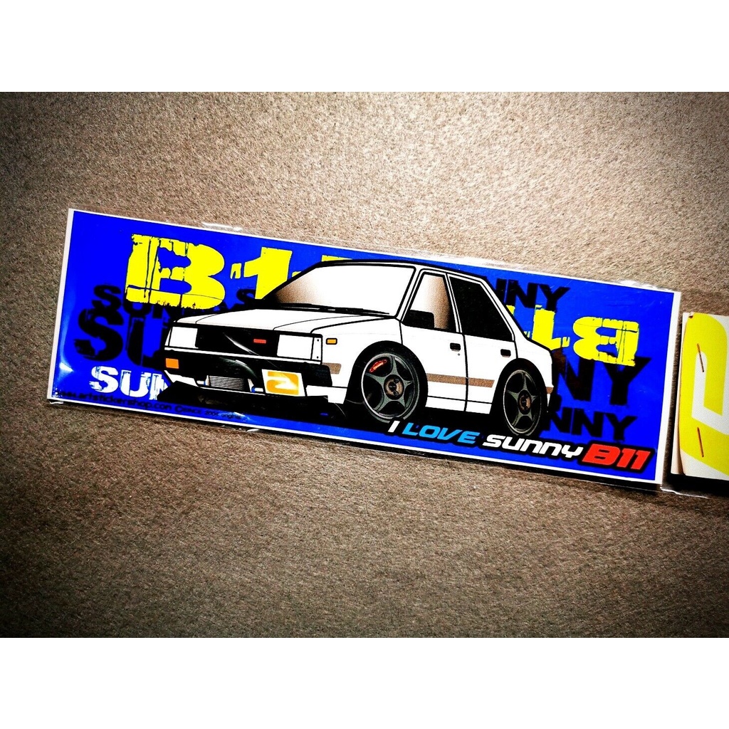 Nissan i Love SUNNY B11 / Sticker (26 x 6.5 cm) | Shopee Malaysia