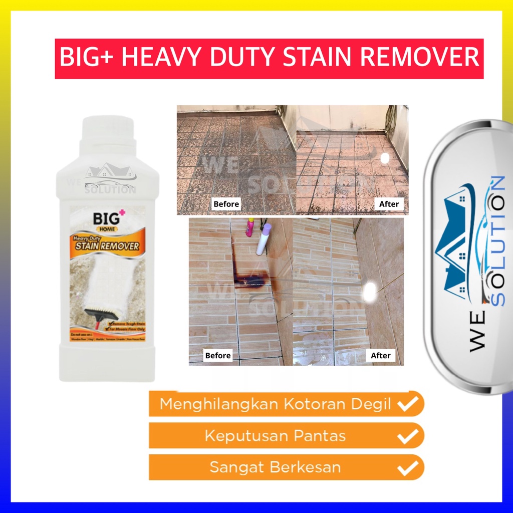 [WS] BIG+ Heavy Duty Stain Remover Mosaic Toilet Bathroom Cleaner ...