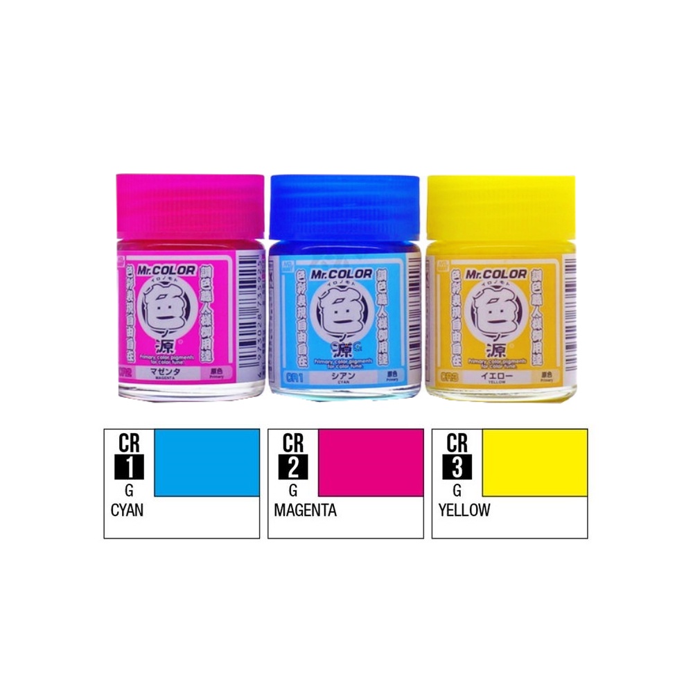 CR01-CR 03 Paint Mr Color Pigment Series Gundam Color Mr Hobby Pigment ...