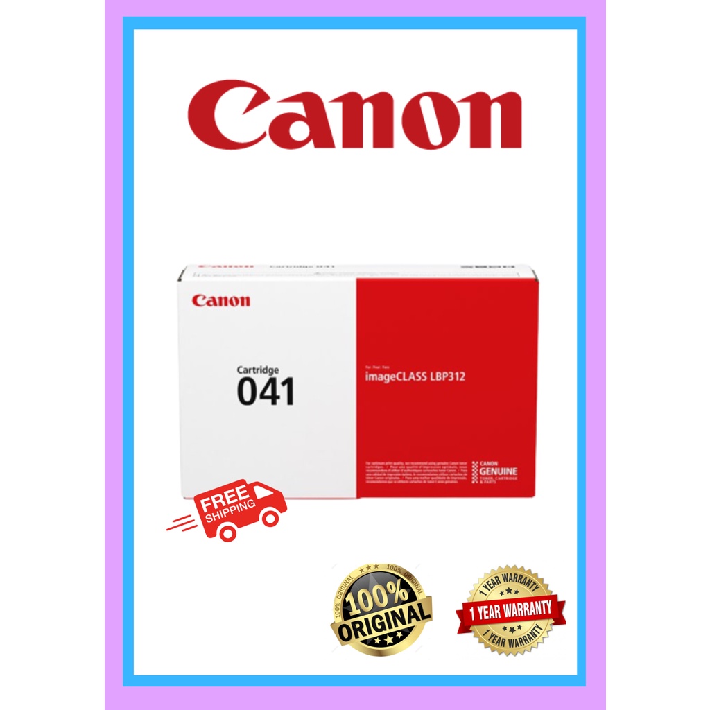 [ORIGINAL] CANON 041 BLACK TONER CARTRIDGE | Shopee Malaysia