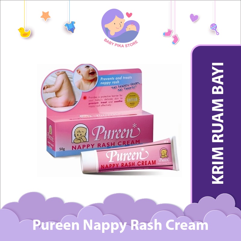 PUREEN NAPPY RASH CREAM / Krim Ruam Bayi 50G | Shopee Malaysia