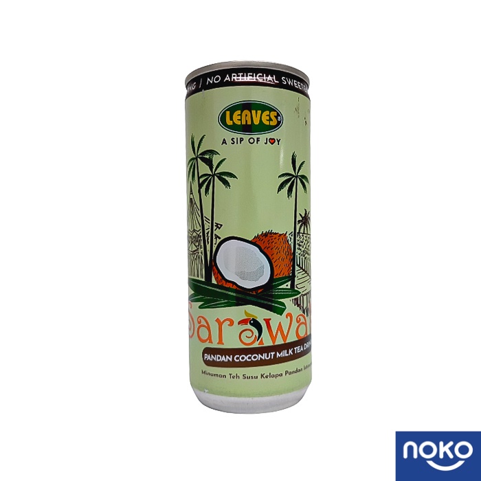 Leaves Sarawak Pandan Coconut Milk Tea 240ml | Shopee Malaysia