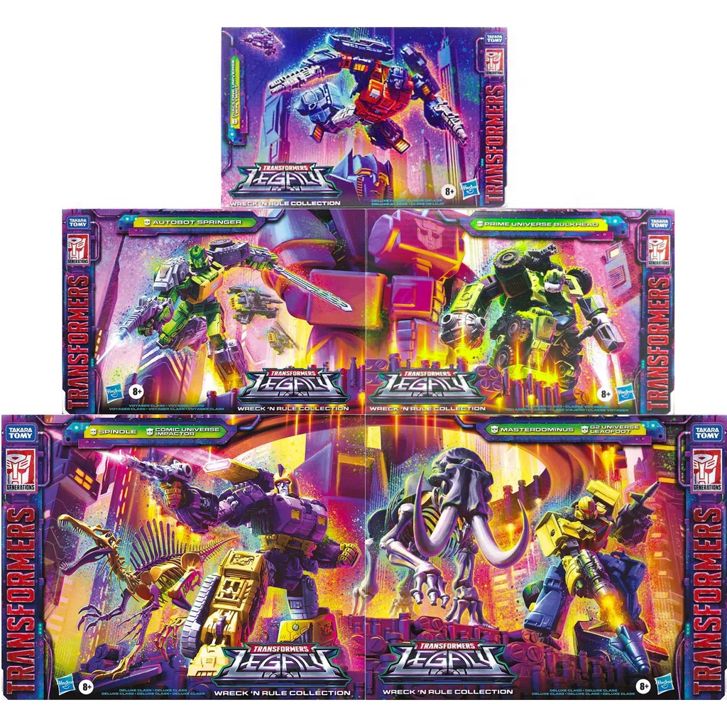 Hasbro Transformers Legacy Wreck N Rule Spindle, Impactor ...