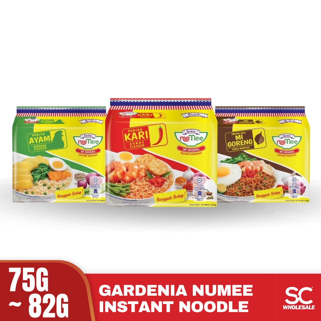Gardenia Numee Instant Noodles Mi Segera 5's | Shopee Malaysia