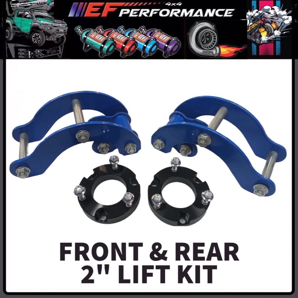 4x4 LIFT UP KIT 2 INCH HILUX RANGER NAVARA D-MAX TRITON BT50 COLORADO ...