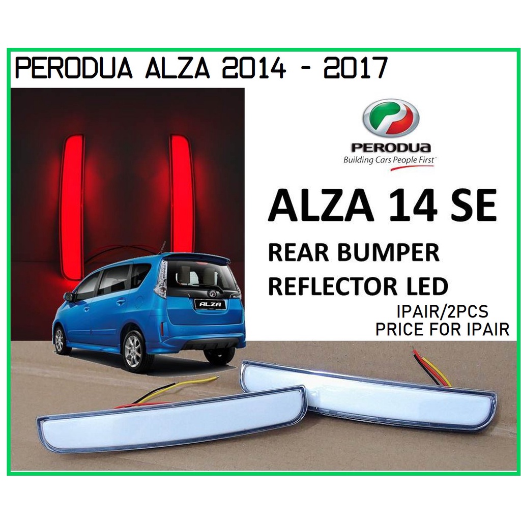 Perodua Alza ( 2014-2017) Rear Bumper Lamp Led Light Reflector White ...