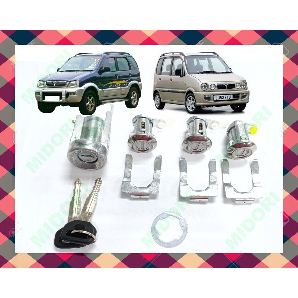 Perodua Kenari Kembara Key Lock Set (FULL SET COMPLETE) | Shopee Malaysia