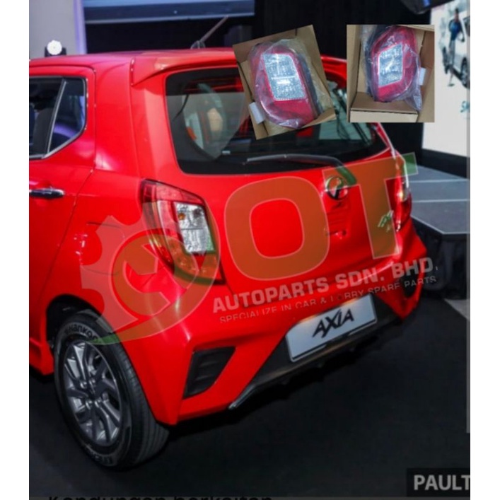 Perodua Axia Light Bar Tail Lamp (Red) | Shopee Malaysia