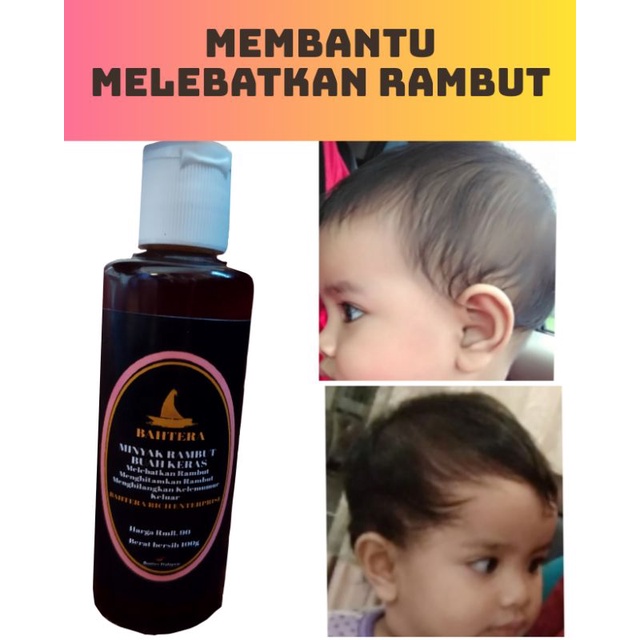 BAHTERA - Minyak Rambut Buah Keras - 100ml ( Bayi Dan Dewasa) | Shopee ...