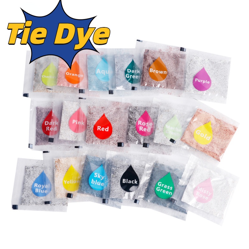 39 Color Tie Dye Color Powder, Fabric Dye, Reactive Dye for Fabric with ...