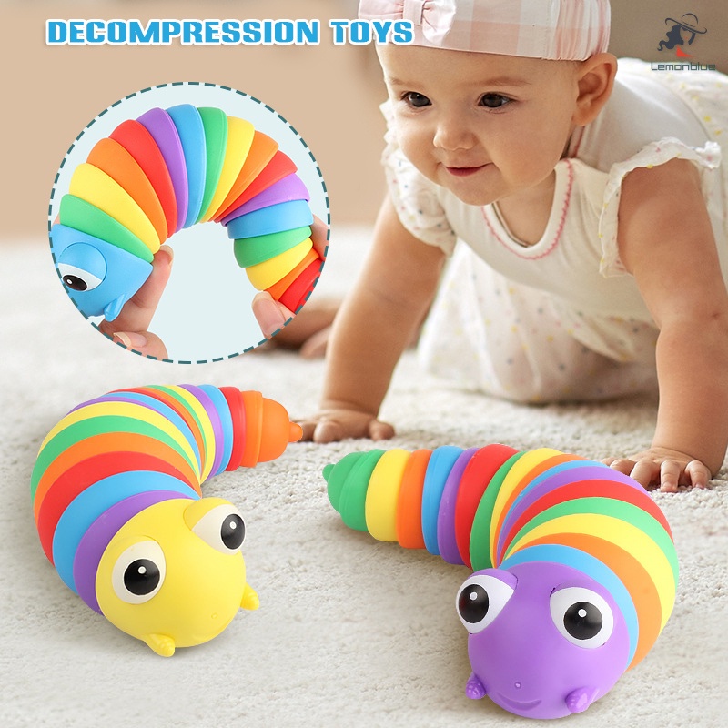 [Off the shelf] 3D reality Slug insect Fidget toys relieve pressure and ...