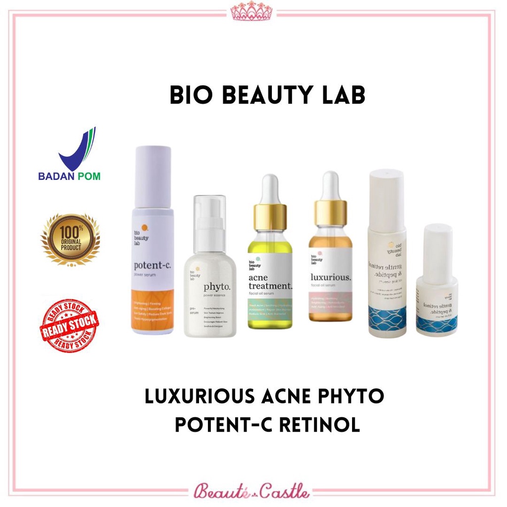 Bio BEAUTY LAB Luxurious Acne Serum/ Phyto Essence/Potent-C Serum ...