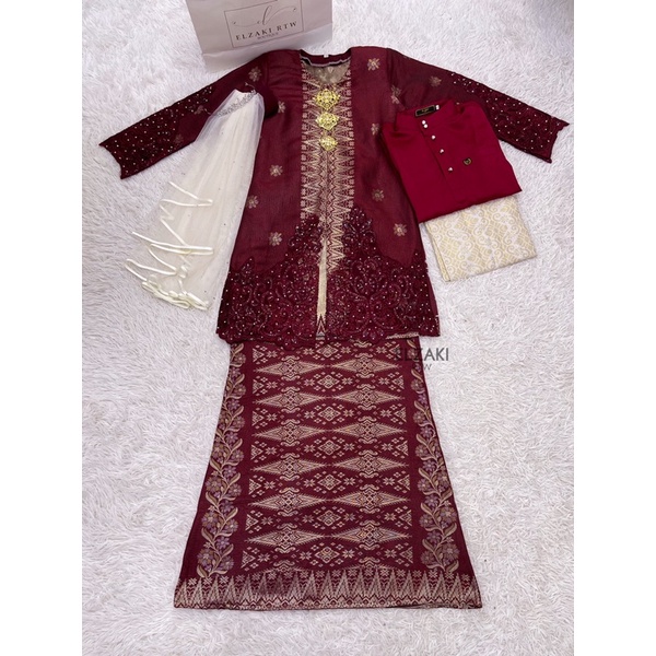 Kebaya Songket Lace | Kurung Songket | Songket Nikah | Baju Tunang ...