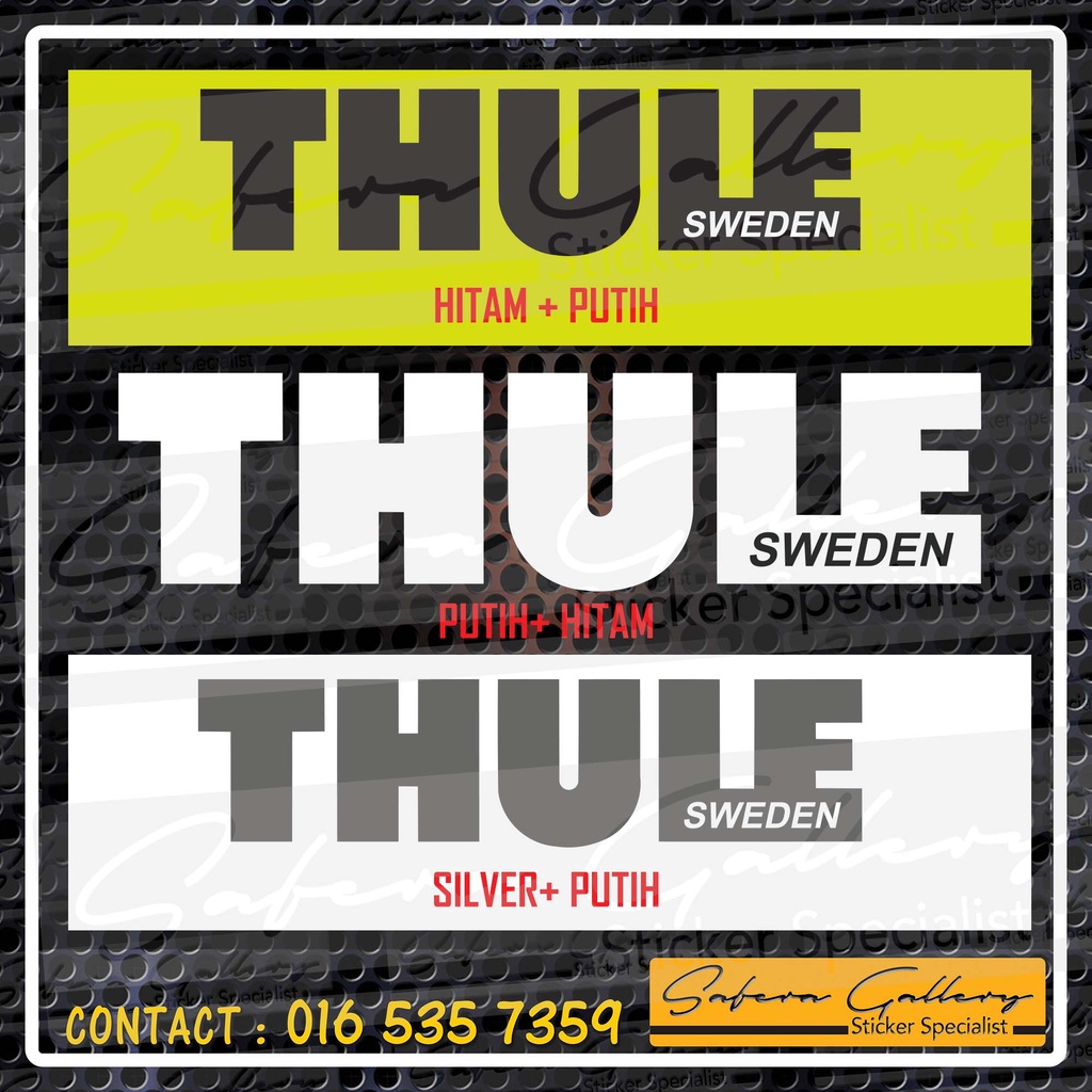 roof box thule sticker cutting | Shopee Malaysia