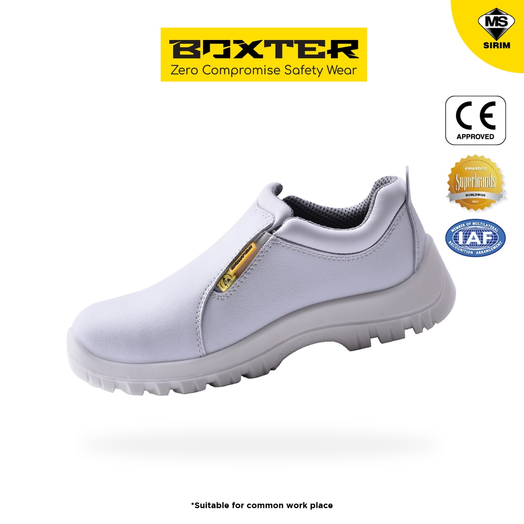 Boxter Angel Safety Shoes - White BL72WW | Shopee Malaysia