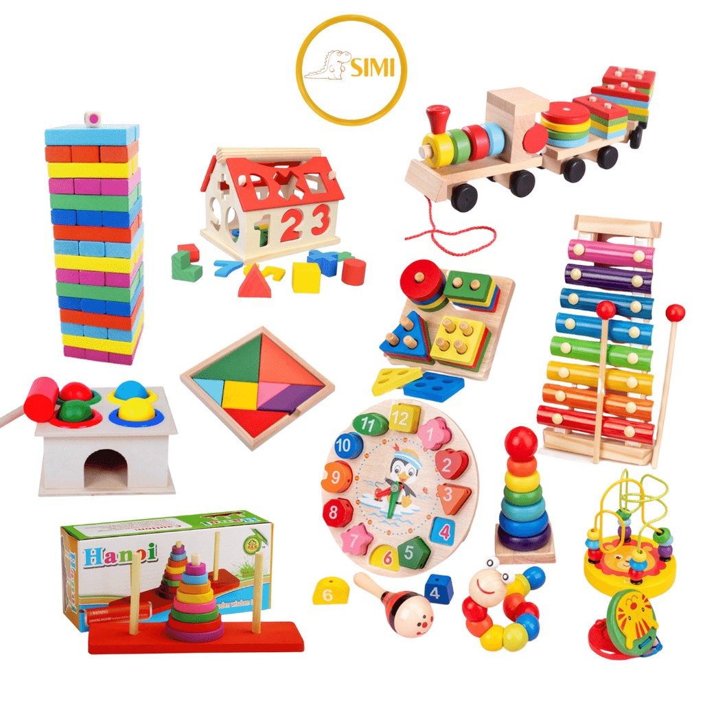 SIMI 7PCS Set Baby Rattle Toy Soft Toy for Newborn Toddler Baby ...