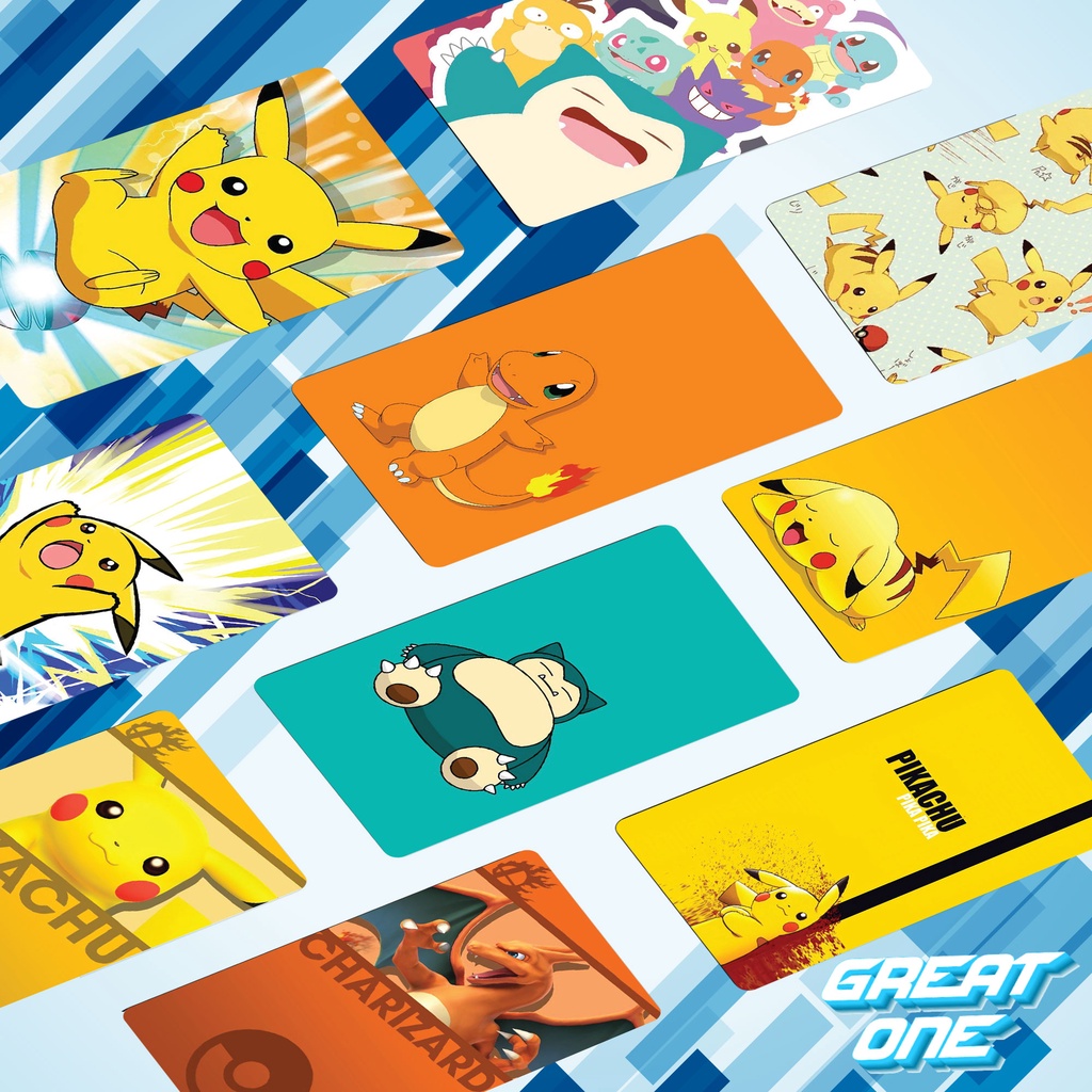 Pokemon Card Cover Skin Access Touch n Go Skin ATM Bank Debit Credit ...