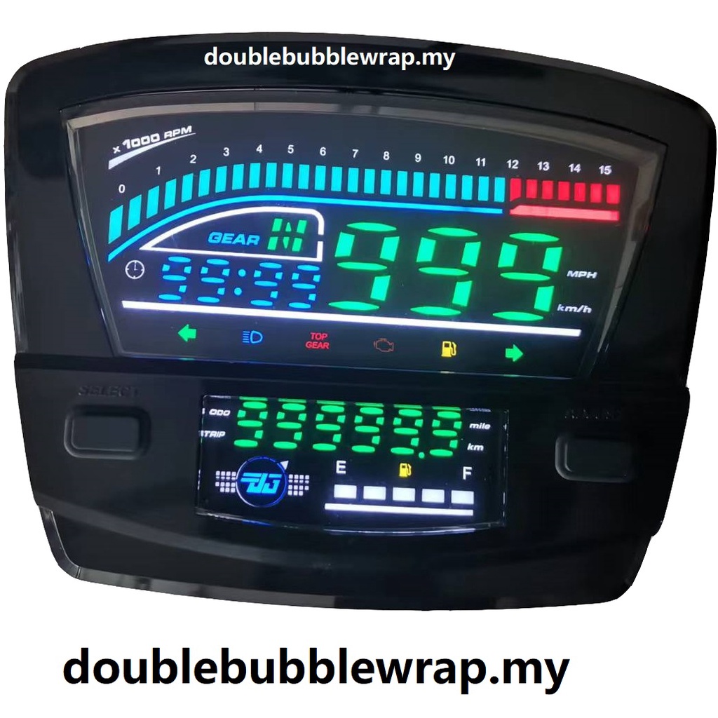 HONDA EX5 LCD Digital Meter Second Generation Meter Digital Electronic ...