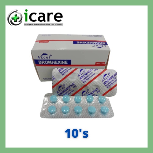 AXCEL BROMHEXINE 8MG TABLETS 10'S ( EXP DATE: 07/2026 ) | Shopee Malaysia