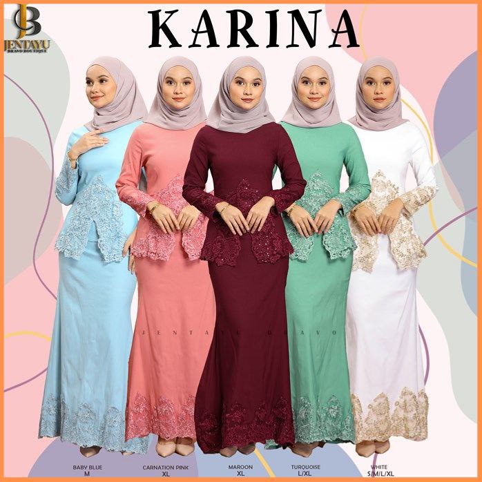 Kebaya Modern Exclusive KARINA : Baju Mini Kurung Lace Event Dinner ...