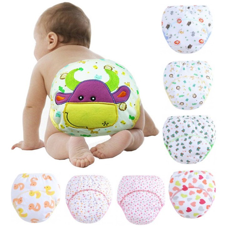 PLAIN 3 Layers Waterproof Potty Training Pants (14 Designs) | Shopee ...