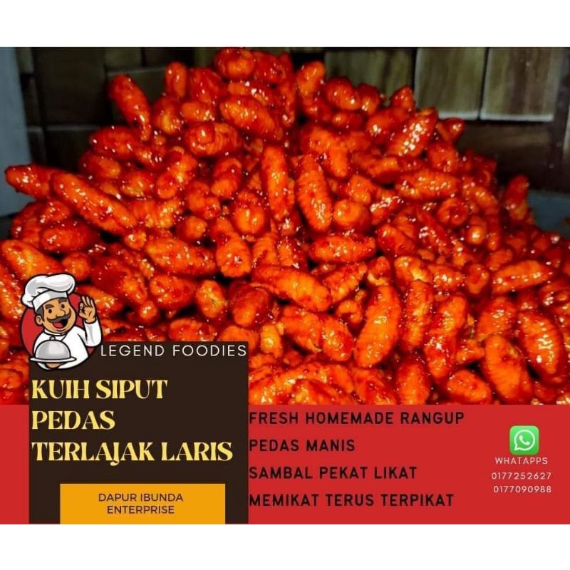 KUIH SIPUT SAMBAL LIKAT PEDAS MANIS 500G | Shopee Malaysia