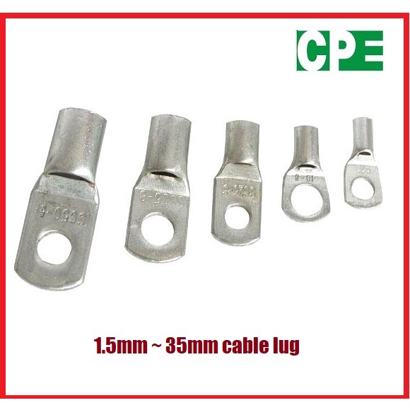CPE SC (JGK) CABLE LUG 1.5mm 2.5mm 4mm 6mm 10mm 16mm 25mm 35mm | Shopee ...