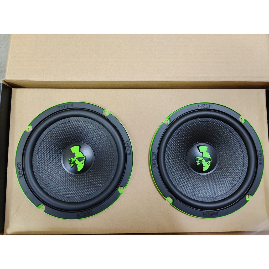 (Latest 2022 Model) MOHAWK 6" Mid Bass Car Speaker Carbon FIber Cone ...