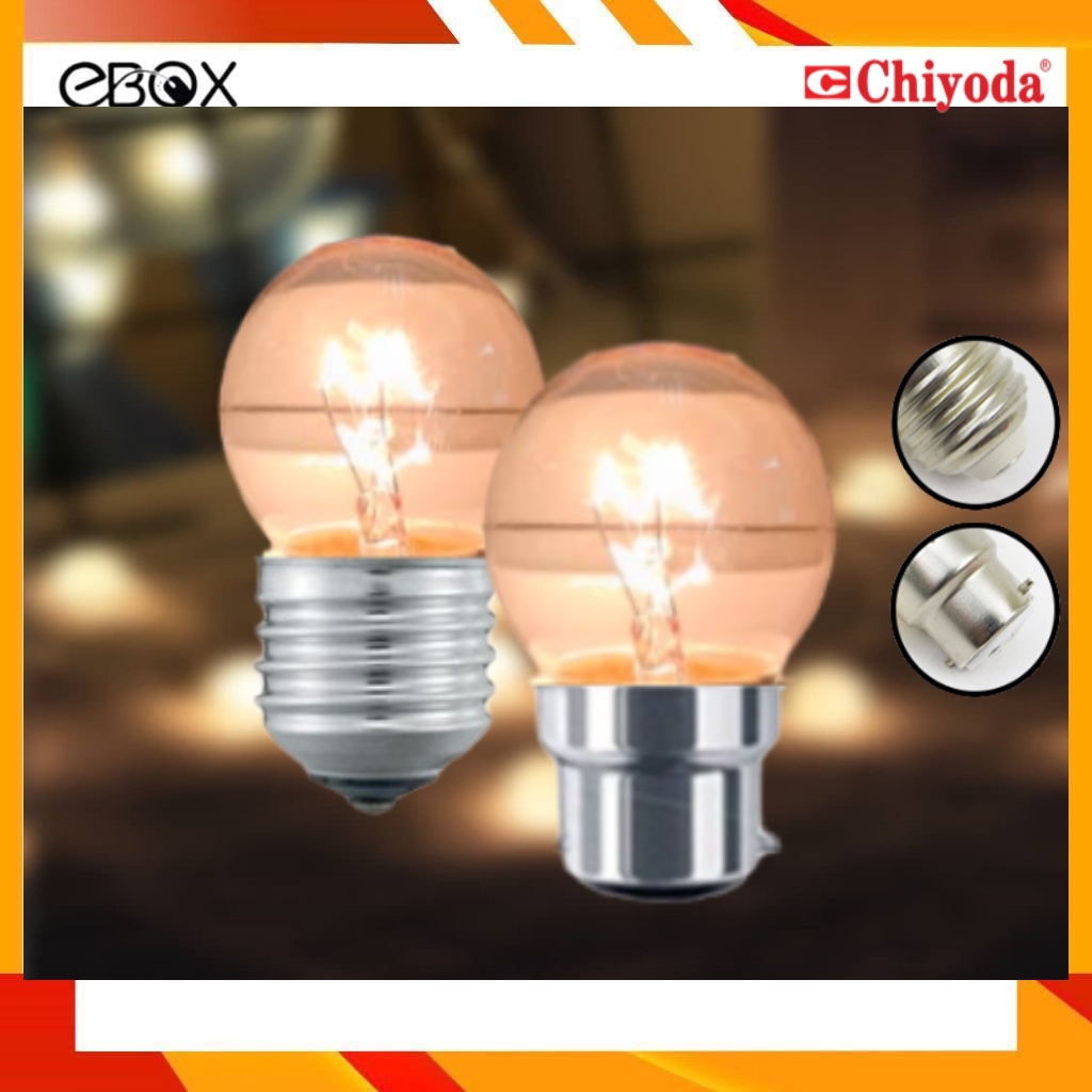 CHIYODA 5W Incandescent Filament Ping Pong Light Bulb B22 PIN / E27 ...