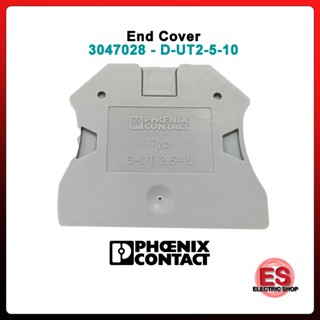 Phoenix Contact Terminal Block End Cover, D-UT2,5/10 - 3047028 | Shopee ...