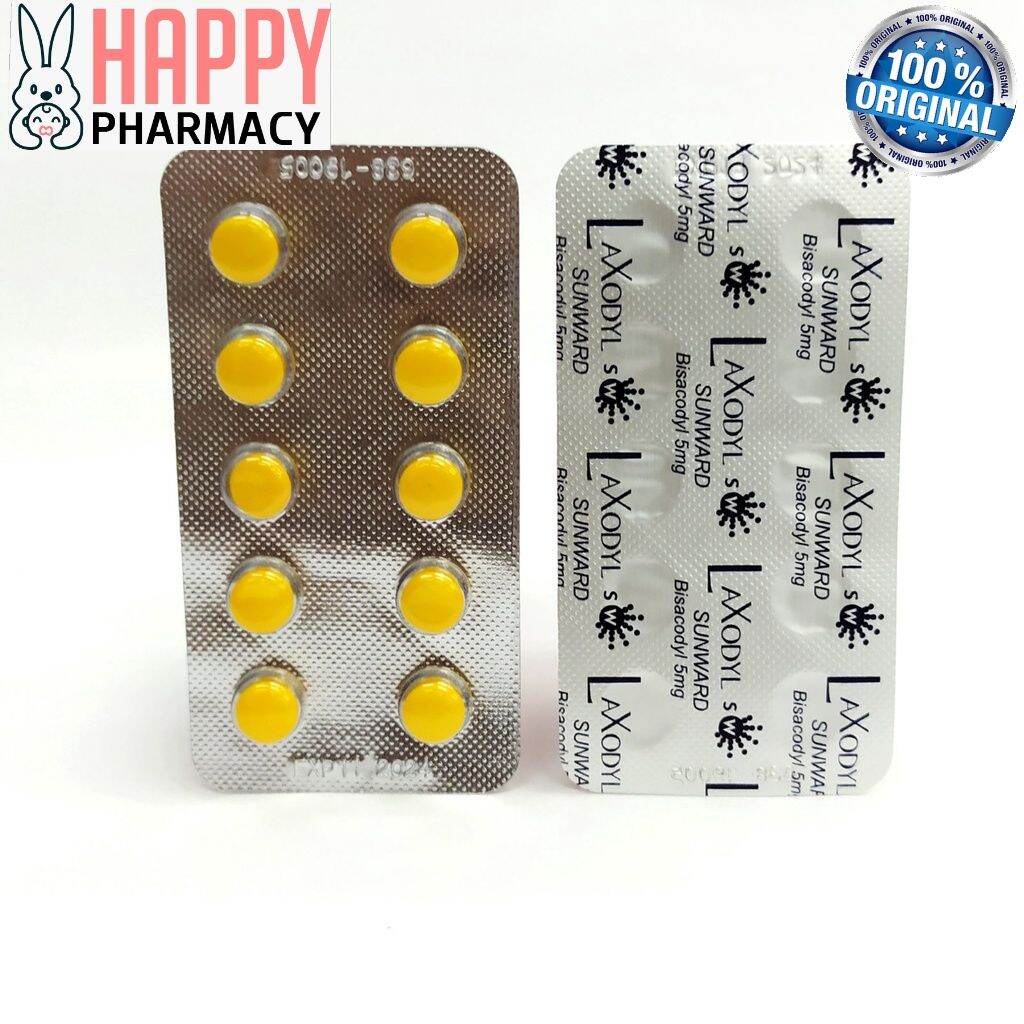 🔥ORIGINAL🔥 SUNWARD LAXODYL 5MG 10'S (1STRIP) [EXP:8/26] UBAT SEMBELIT ...