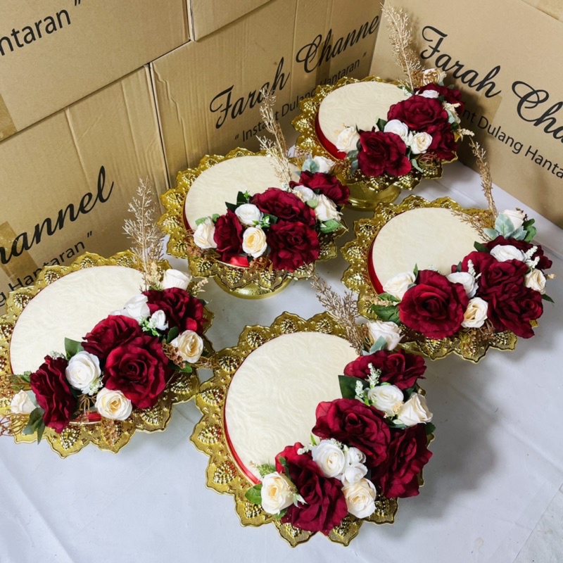Dulang hantaran siap bunga | Shopee Malaysia