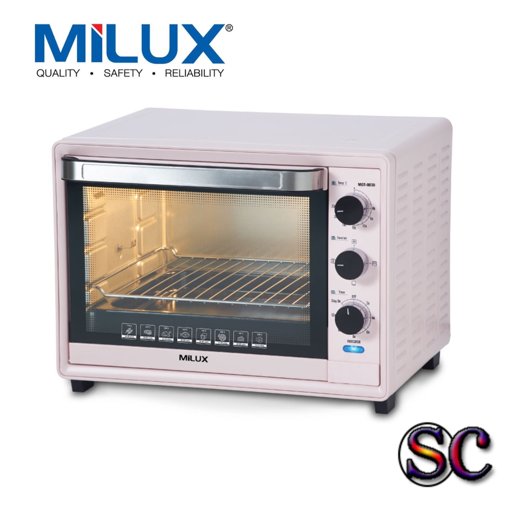 MILUX ELECTRIC OVEN MOT-0030 (30L) | Shopee Malaysia