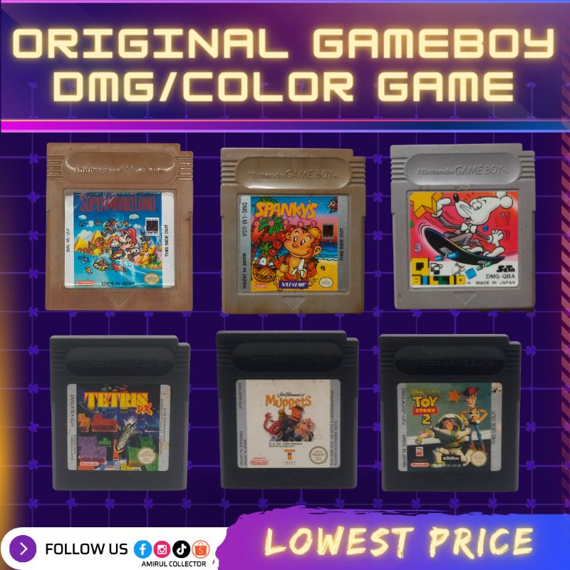 Original Nintendo Gameboy DMG Game US | Shopee Malaysia