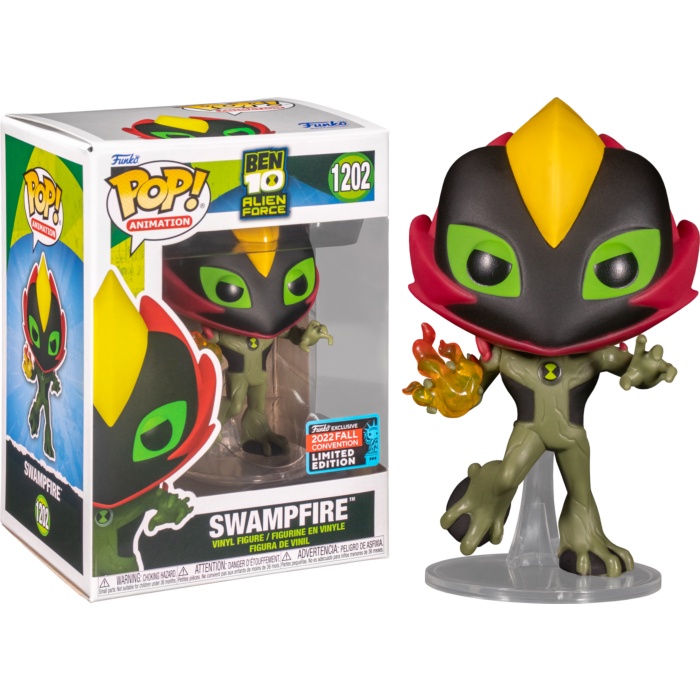 Funko Pop! Ben 10: Alien Force - Swampfire Pop! Vinyl Figure (2022 Fall ...