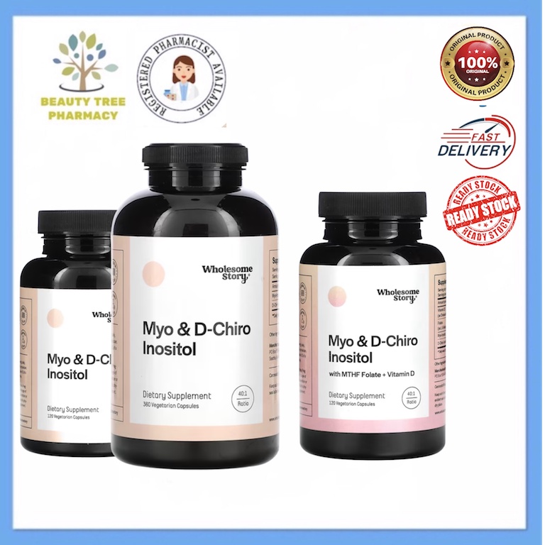Wholesome Story Myo-Inositol & D-Chiro Inositol Hormonal Balance 120 ...