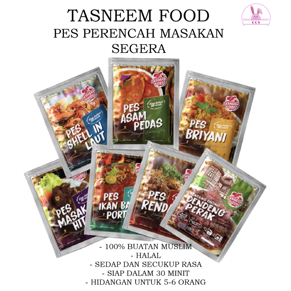 TASNEEM FOOD - PES MASAKAN Asam Pedas | Pes Briyani | Pes Ikan Bakar ...