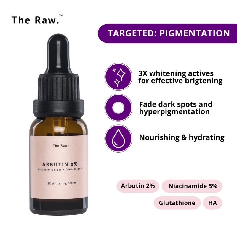 The Raw. Arbutin 2% Serum | Shopee Malaysia