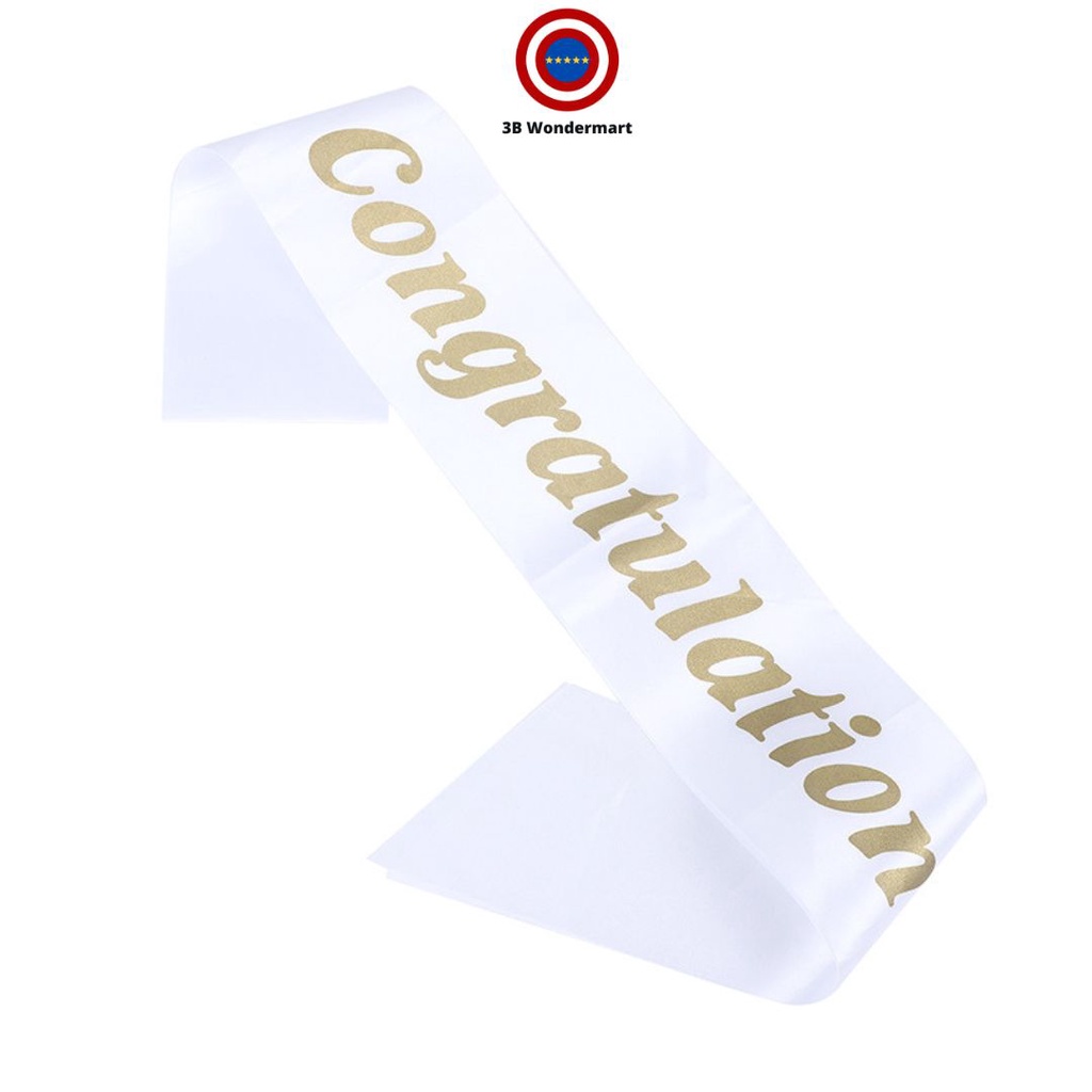 Congratulations Sash Birthday Party Decoration Ceremony Graduated ...