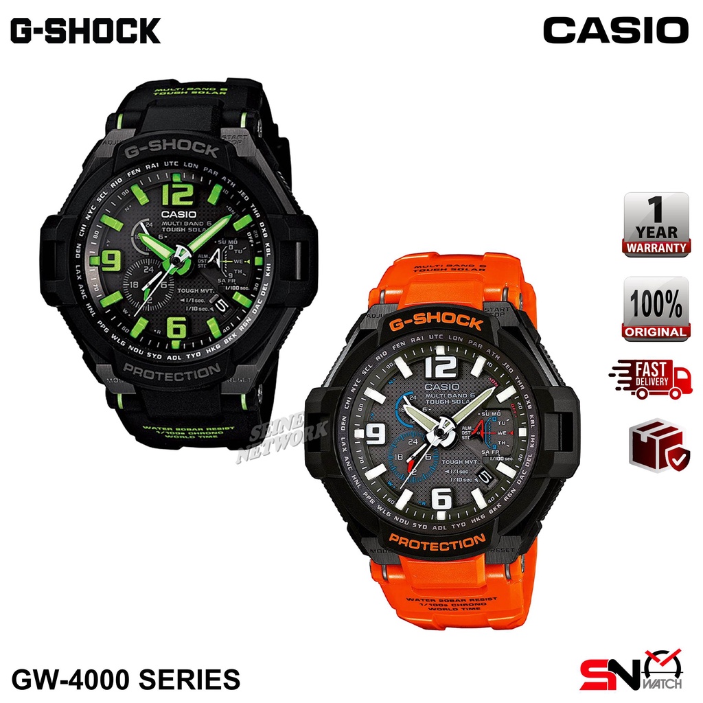 Casio G-Shock GW-4000 GW-4000R Gravitymaster Series Tough Solar ...