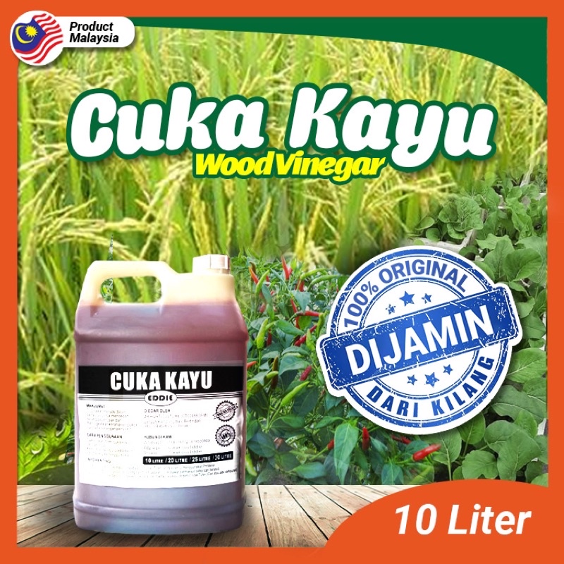 Cuka Kayu Eddie (10 Liter) - Cuka kayu 100% Original Tanpa Campuran ...