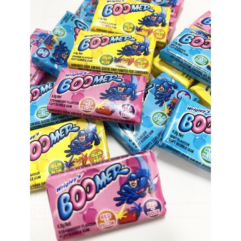 Wrigleys Boomer Chewing Gum Magic Colors Flavour Soft Bubble Gum ...