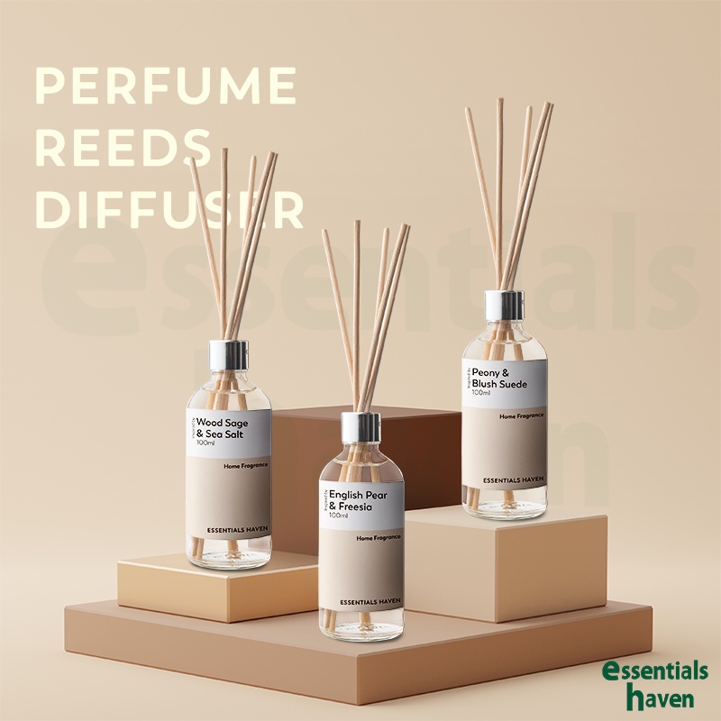 Perfume Reed Diffuser 100ml (Essentials Haven) | Shopee Malaysia