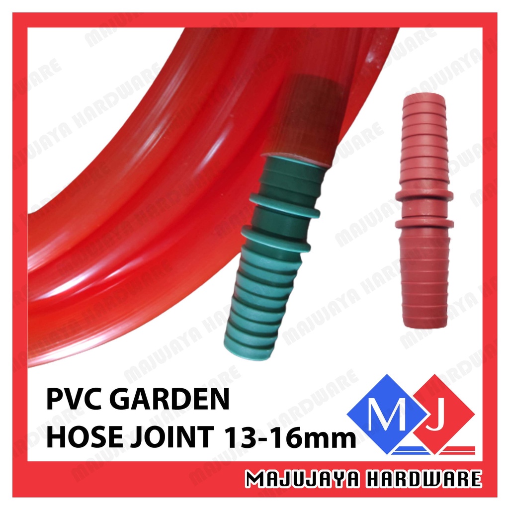 Plastic Garden Hose Joint Penyambung Pipe Getah 13-16mm Hose Connector ...