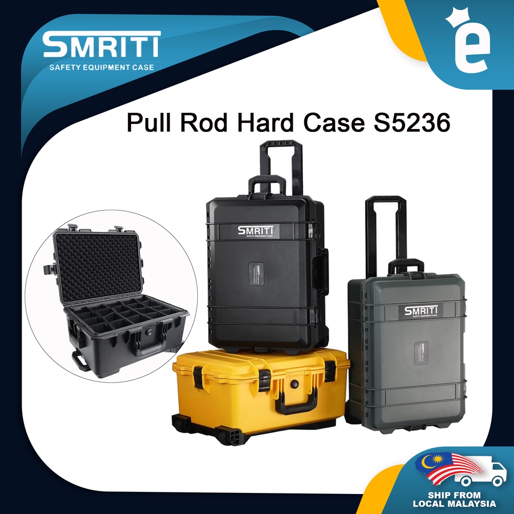 SMRITI Pull Rod Hard Case Large Big 5236 For Photography ABD Double ...