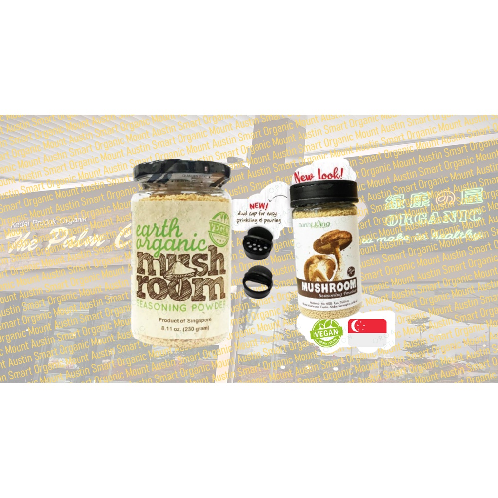 Earth Living Mushroom/Vegetable Seasoning 200g | Shopee Malaysia