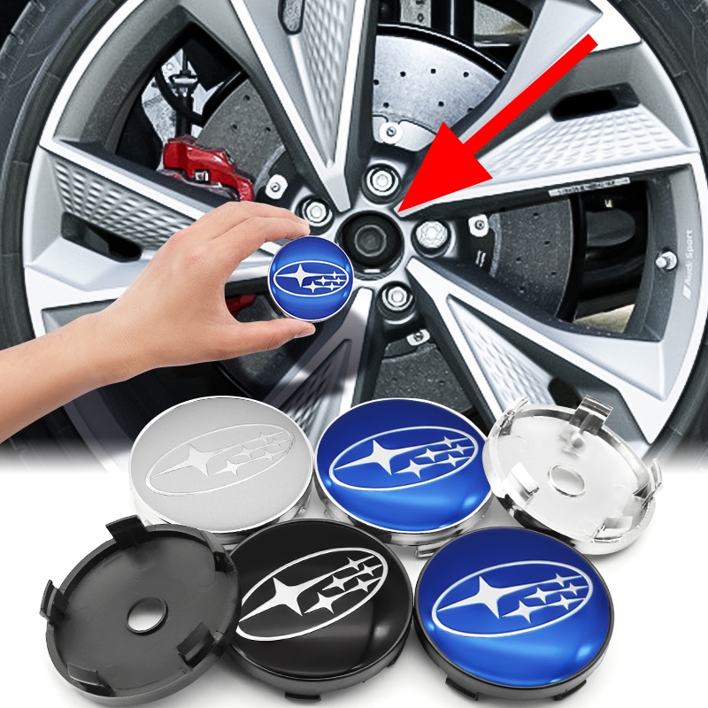 60mm 4pcs tire center hub cap replacement badge hub center cap car logo ...
