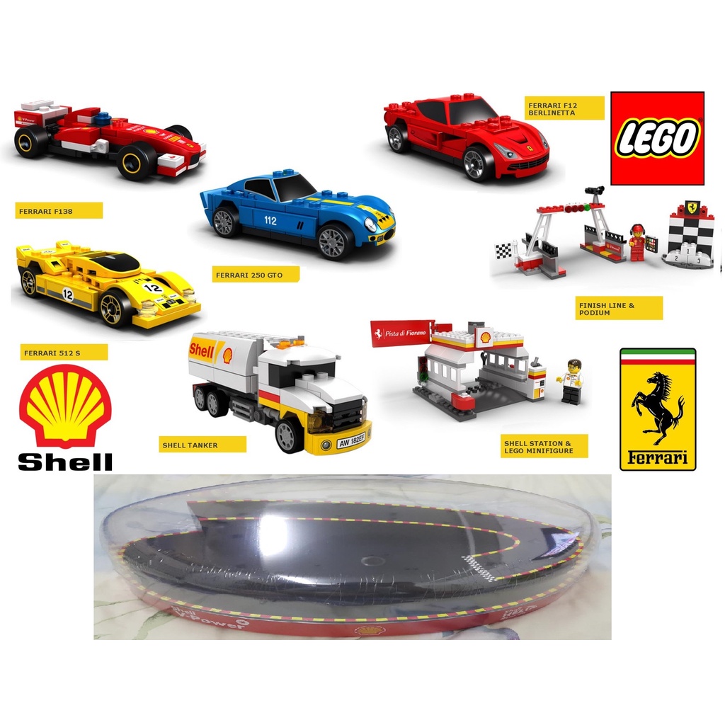 LEGO Shell V-power 2015 Ferrari Full Set + Display Box | Shopee Malaysia