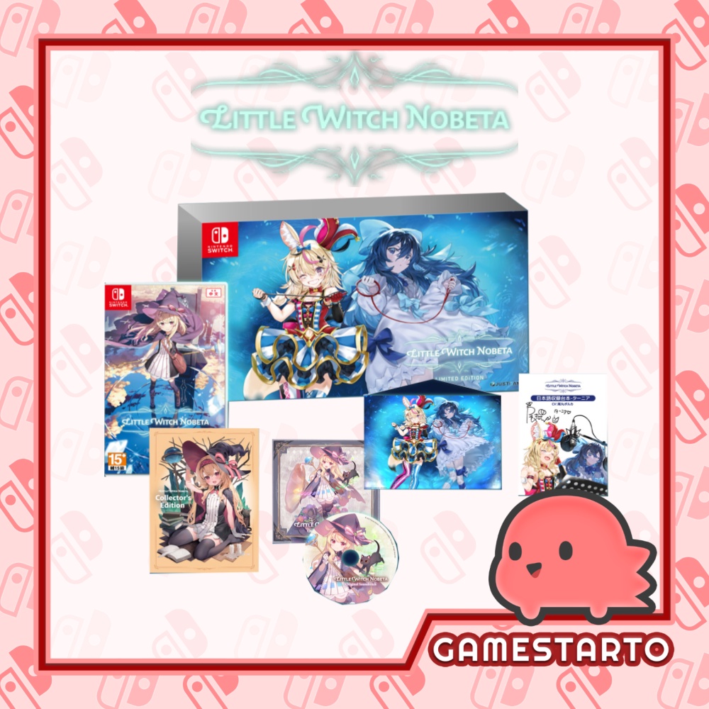 NS Nintendo Switch Little Witch Nobeta Limited Edition《小魔女诺贝塔》豪華聯名版 中英文版 (ASIA)(ENG/CHI ...